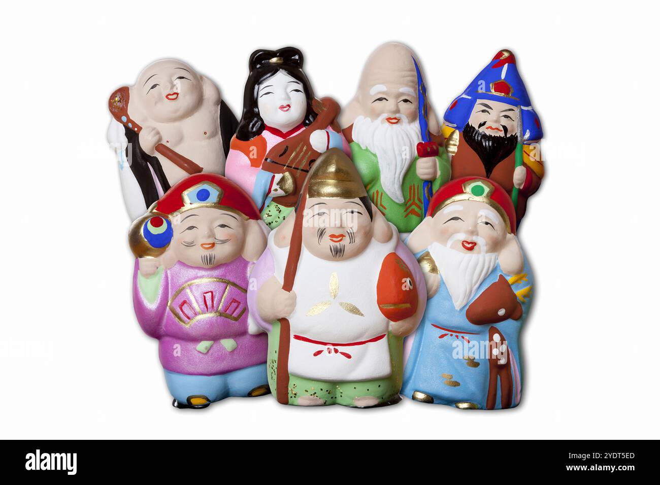 The seven lucky gods Cut Out Stock Images & Pictures - Alamy