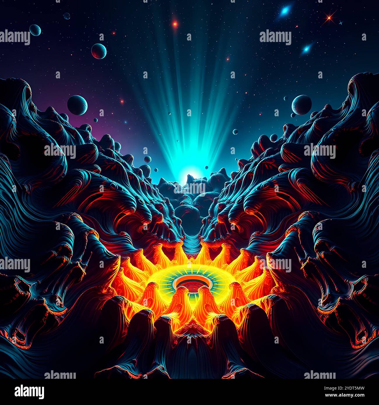 Psychedelic Fractal Mandala Abstract with Cosmic Symmetry and ... Psychedelic Fractal Mandala Abstract with Cosmic Symmetry and ...