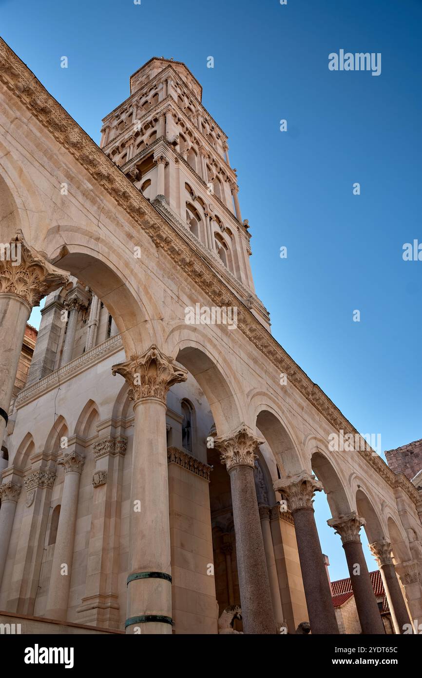 The Cathedral of Saint Domnius, located in Split, Croatia, is a ...