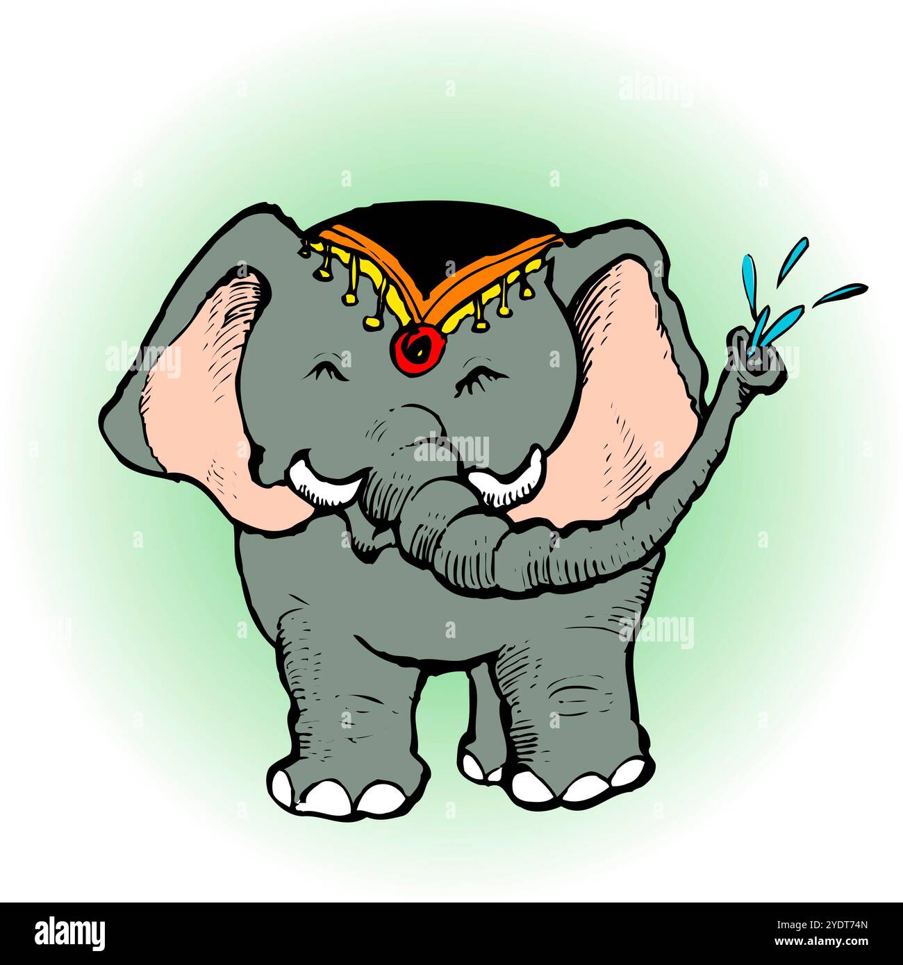 Elephant illustrations hi-res stock photography and images - Alamy