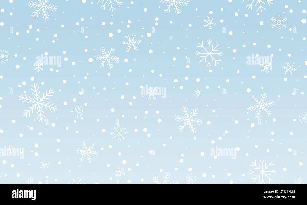 Seasonal winter abstract snowfall Stock Vector Images - Alamy