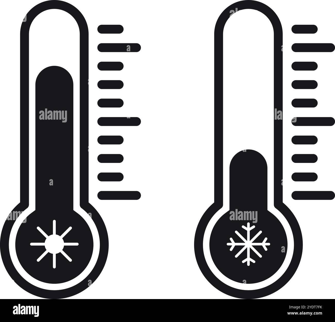 Temperature scale icon Cut Out Stock Images & Pictures - Alamy