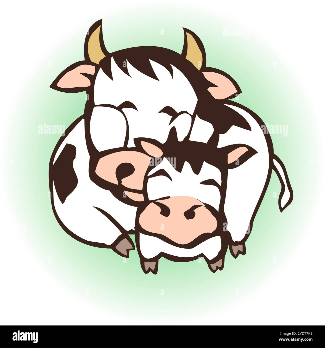Holstein father and son Stock Photo - Alamy