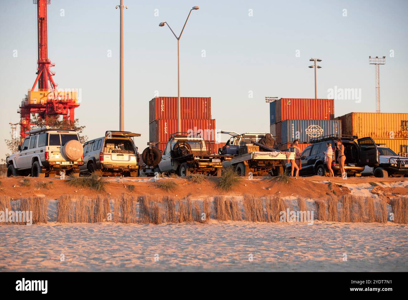 This image features a group of vehicles, including off-road SUVs and ...