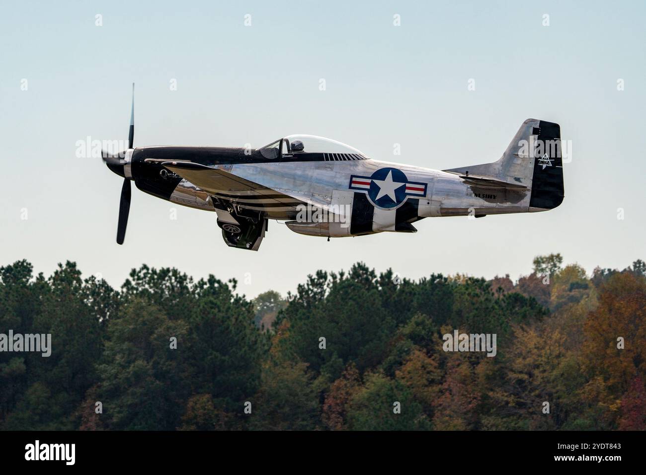 The P-51 Mustang performs.The U.S. Air Force Thunderbirds headlined the ...