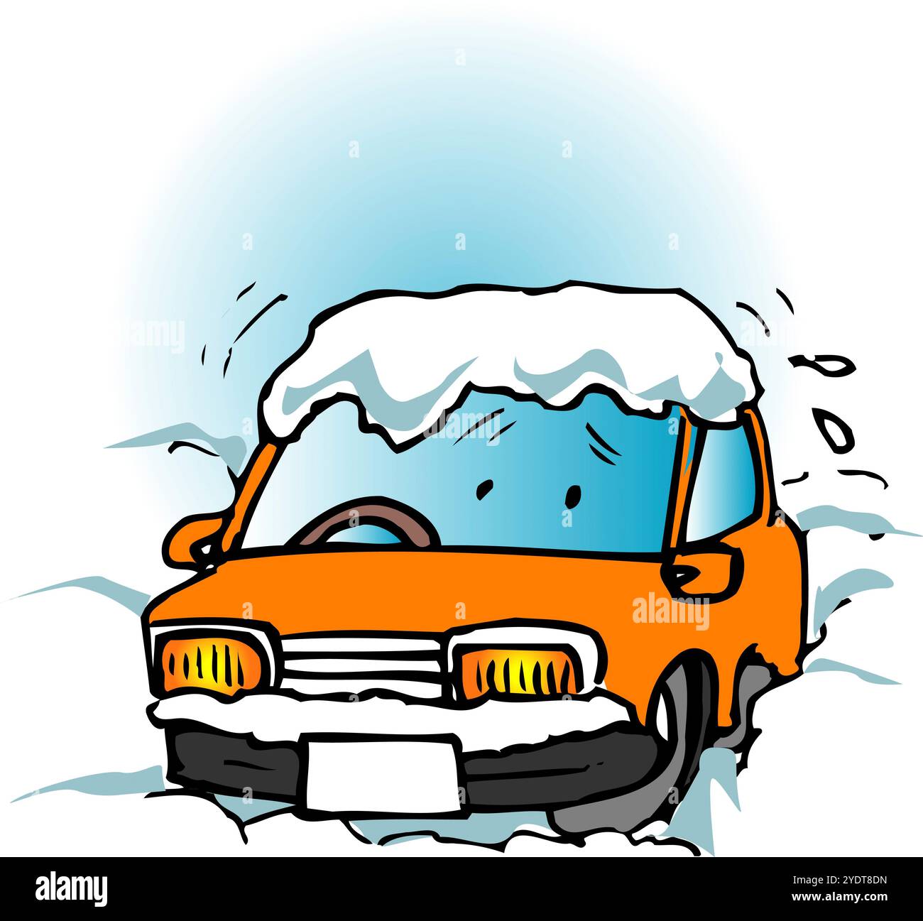 Snow road driving Stock Photo - Alamy