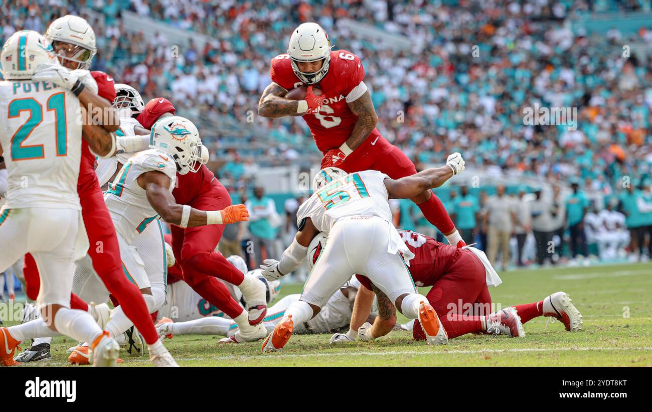 Miami Gardens, FL USA: Arizona Cardinals running back James Conner (6 ...