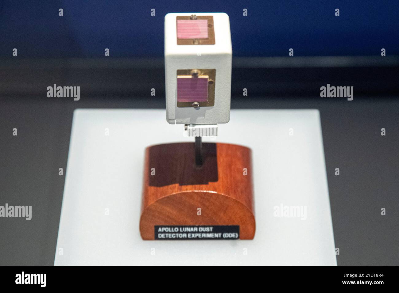 A close-up display of the Apollo Lunar Dust Detector Experiment (DDE ...