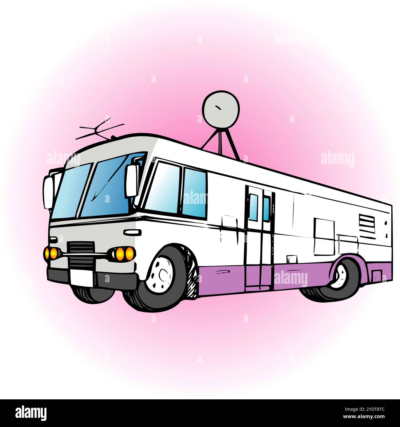 Television relay vehicle Stock Photo - Alamy