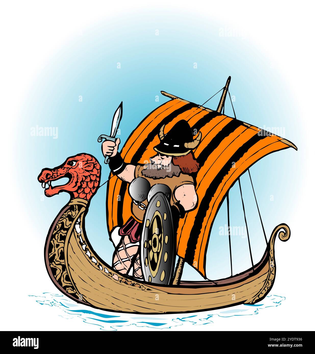 Viking illustrations hi-res stock photography and images - Alamy