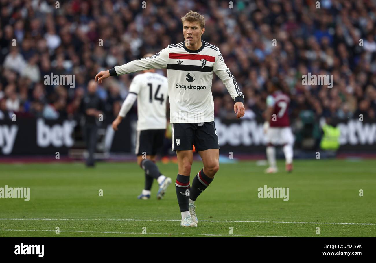 Manchester United's Rasmus Højlund Stock Photo - Alamy