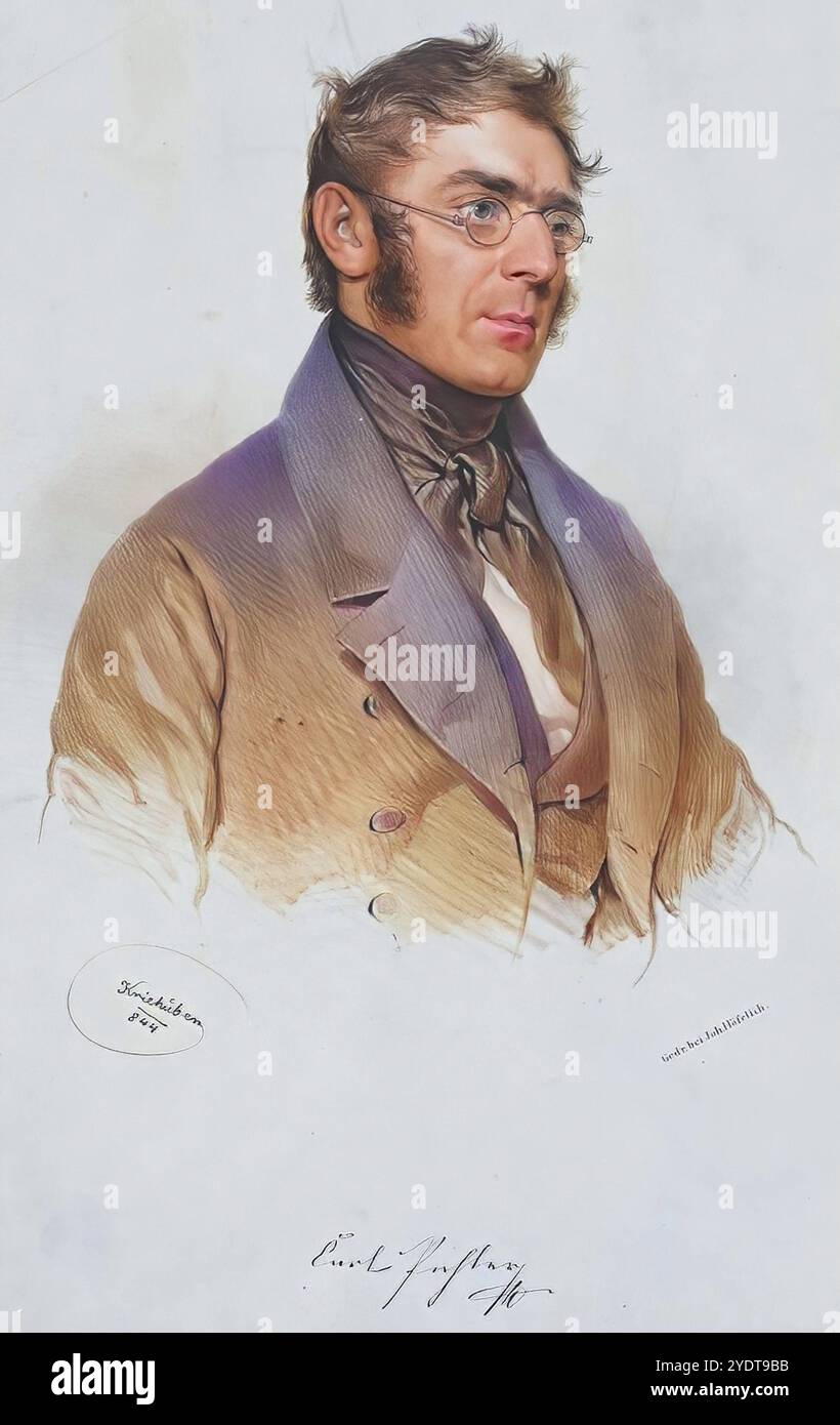 Karl Pichler 1811-1865, tschechischer Schriftsteller, Historisch ...