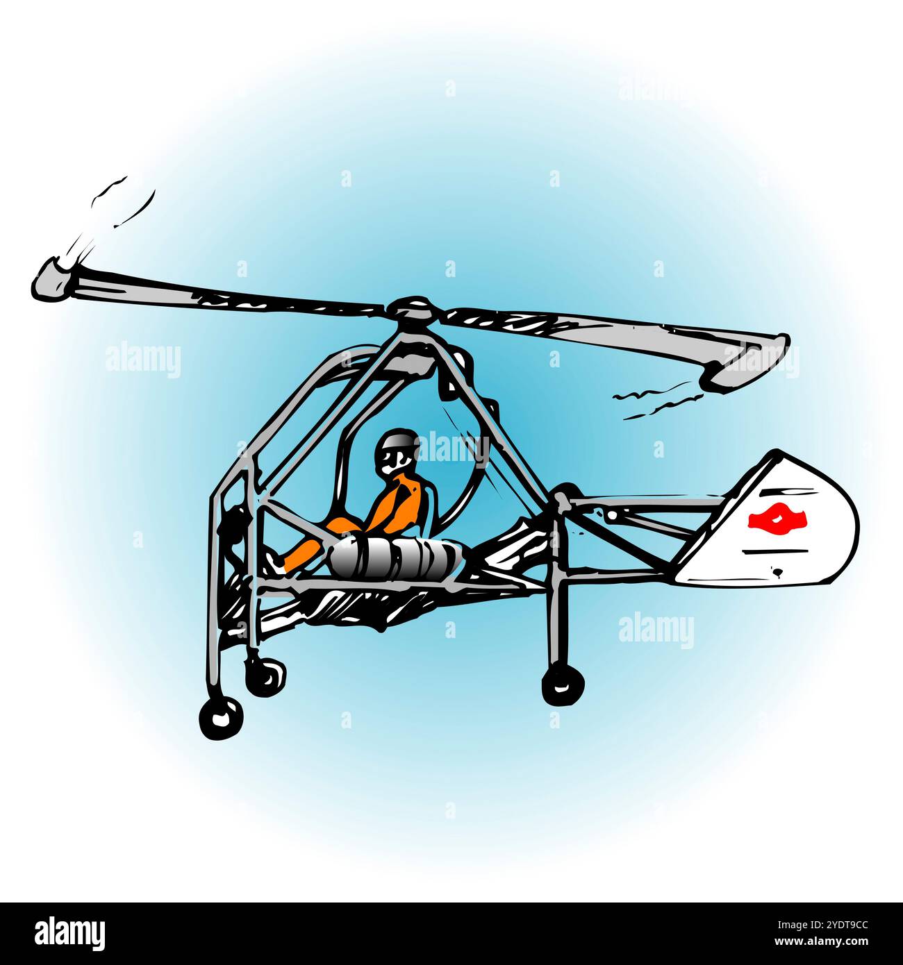 The gyrocopter Cut Out Stock Images & Pictures - Alamy