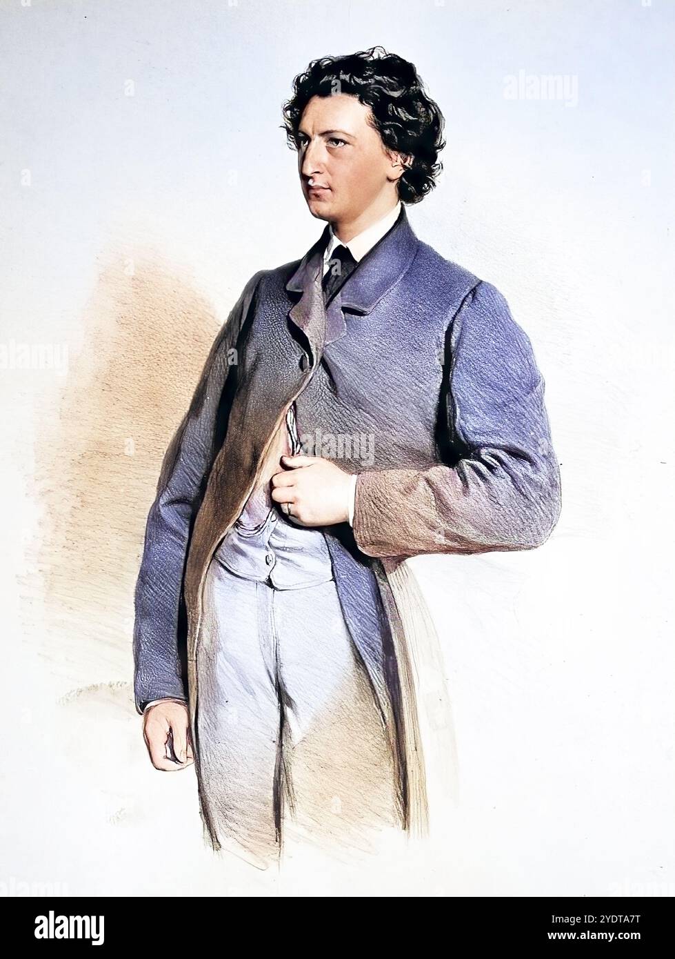 Stanislaus Lesser (1840-1907) Russian court actor, theater director ...