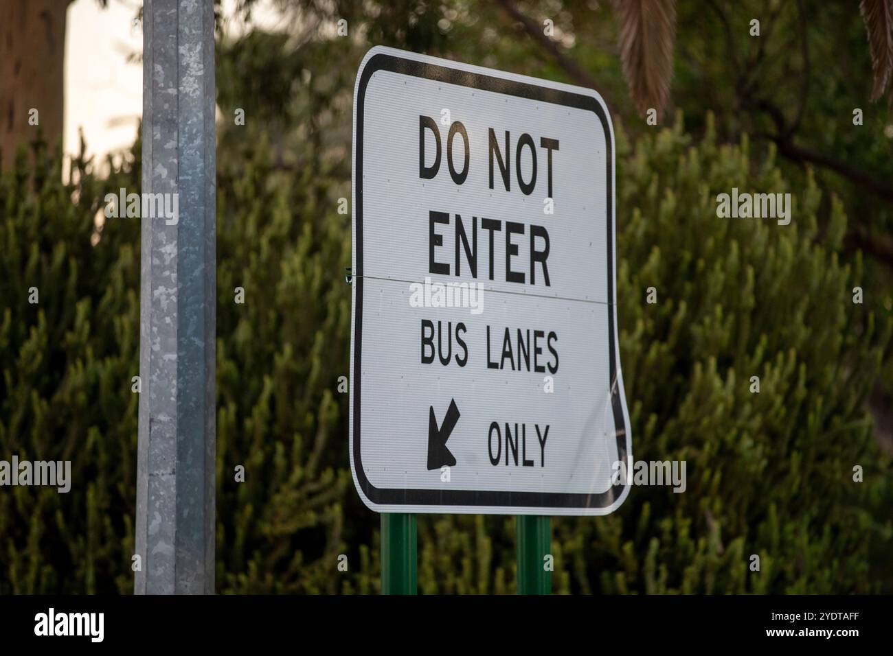 Bus only signage hi-res stock photography and images - Alamy