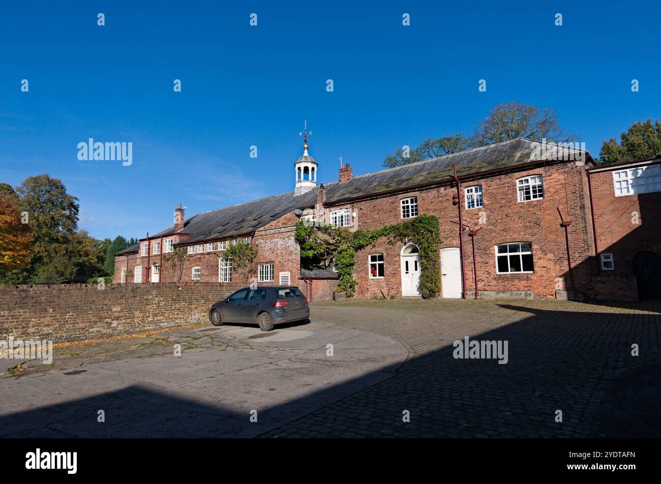 The coach house at Peover Hall, Cheshire Stock Photo - Alamy