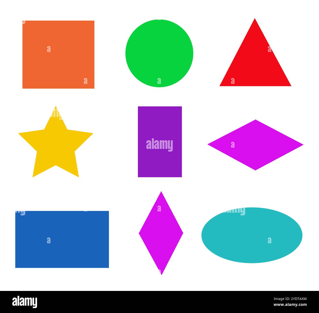 Geometric character shapes vector illustration Stock Vector Image & Art ...