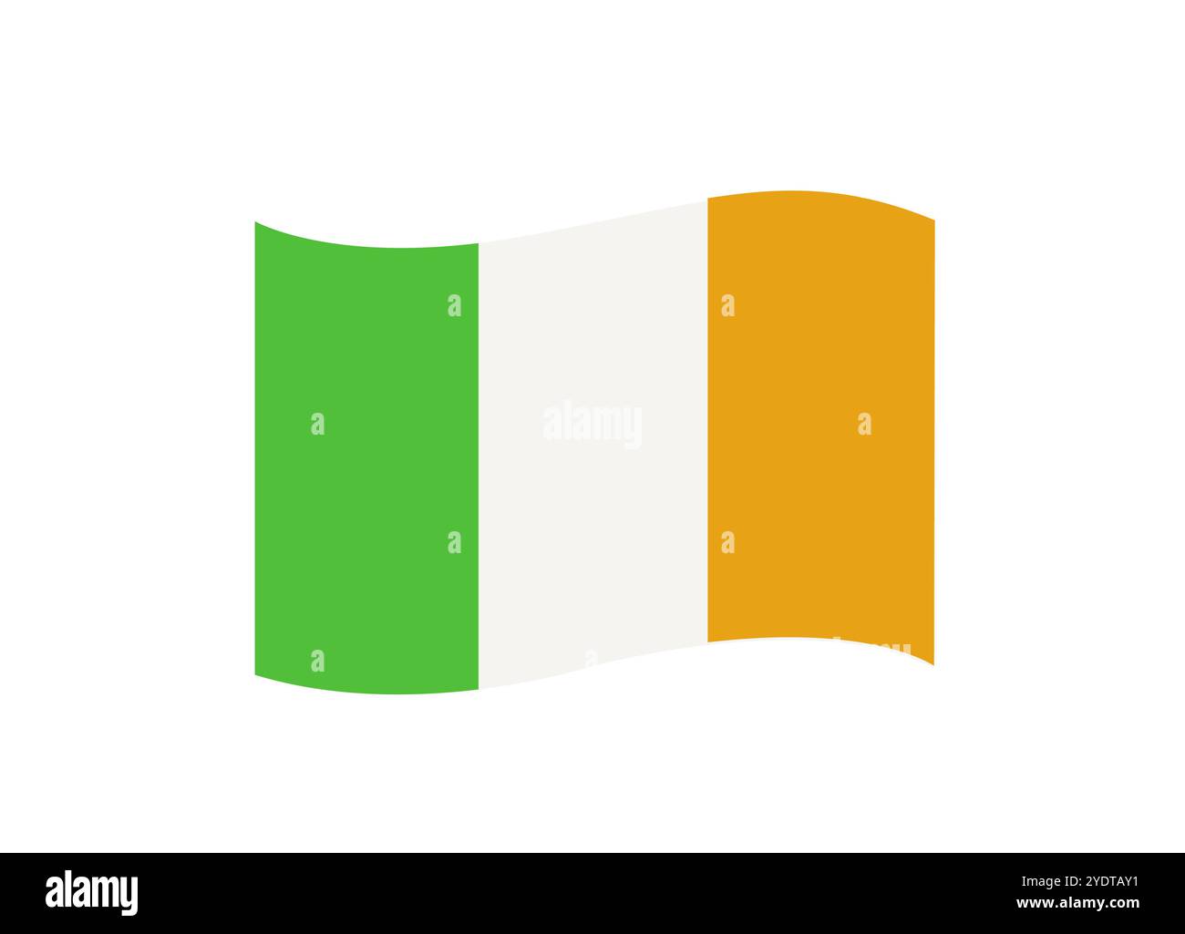 Waving an irish flag Stock Vector Images - Alamy