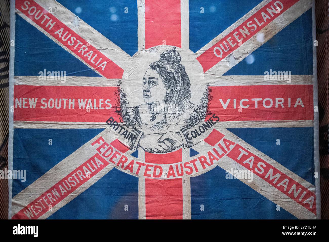 Perth Australia 2024-03-18 This image features a historical banner ...