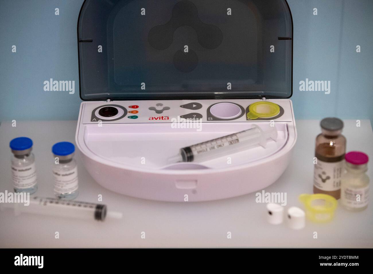 Perth Australia 2024-03-18 This image showcases a medical device setup ...