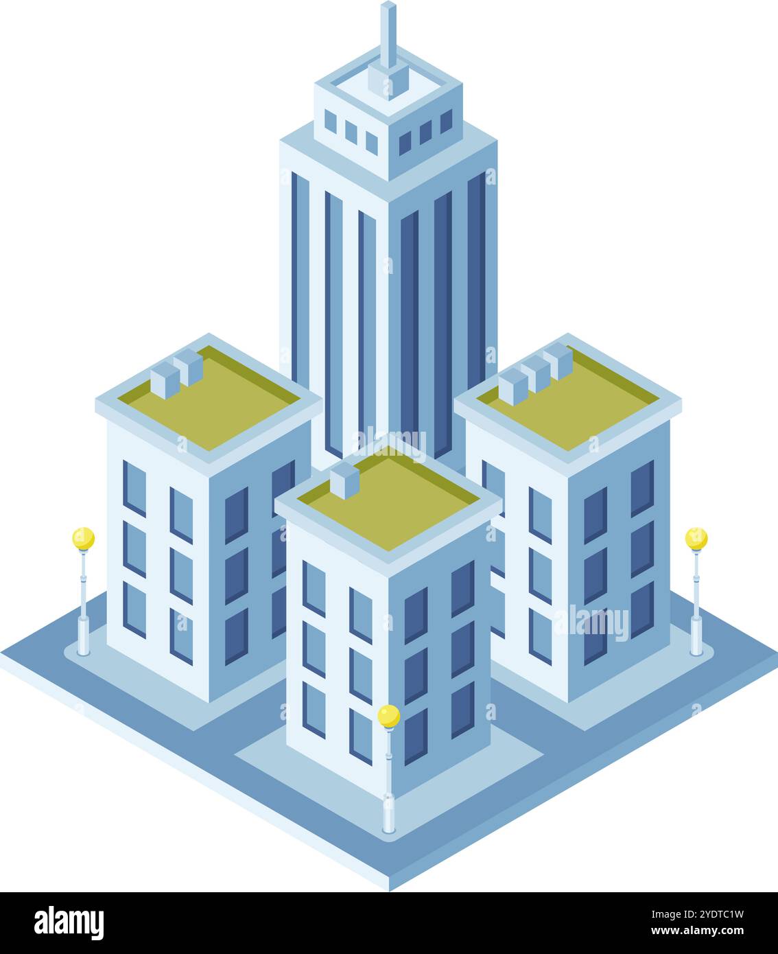 Rooftop infrastructure Stock Vector Images - Alamy