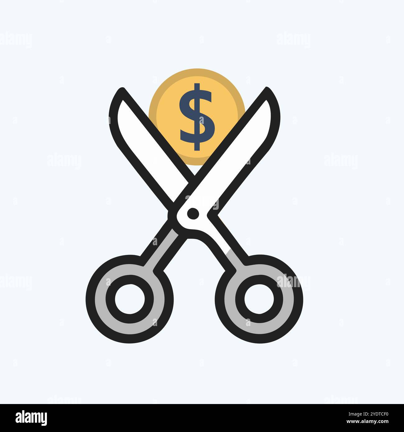 Spending reduction Stock Vector Images - Alamy