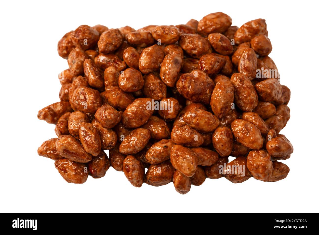 Tasty sweet roasted peanuts isolated on a white background Stock Photo ...