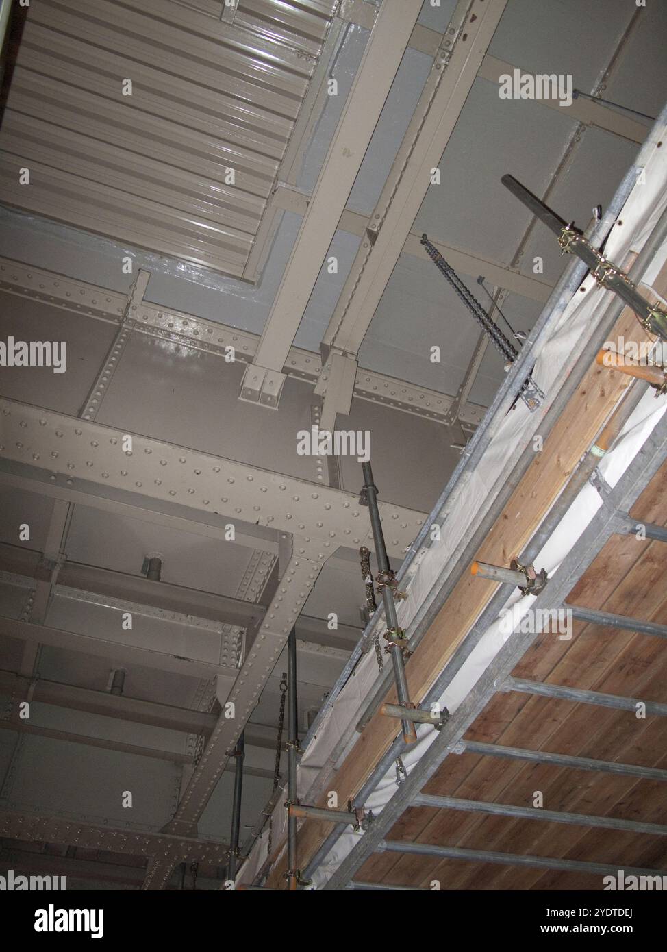 Scaffolding for ceiling construction Stock Photo - Alamy
