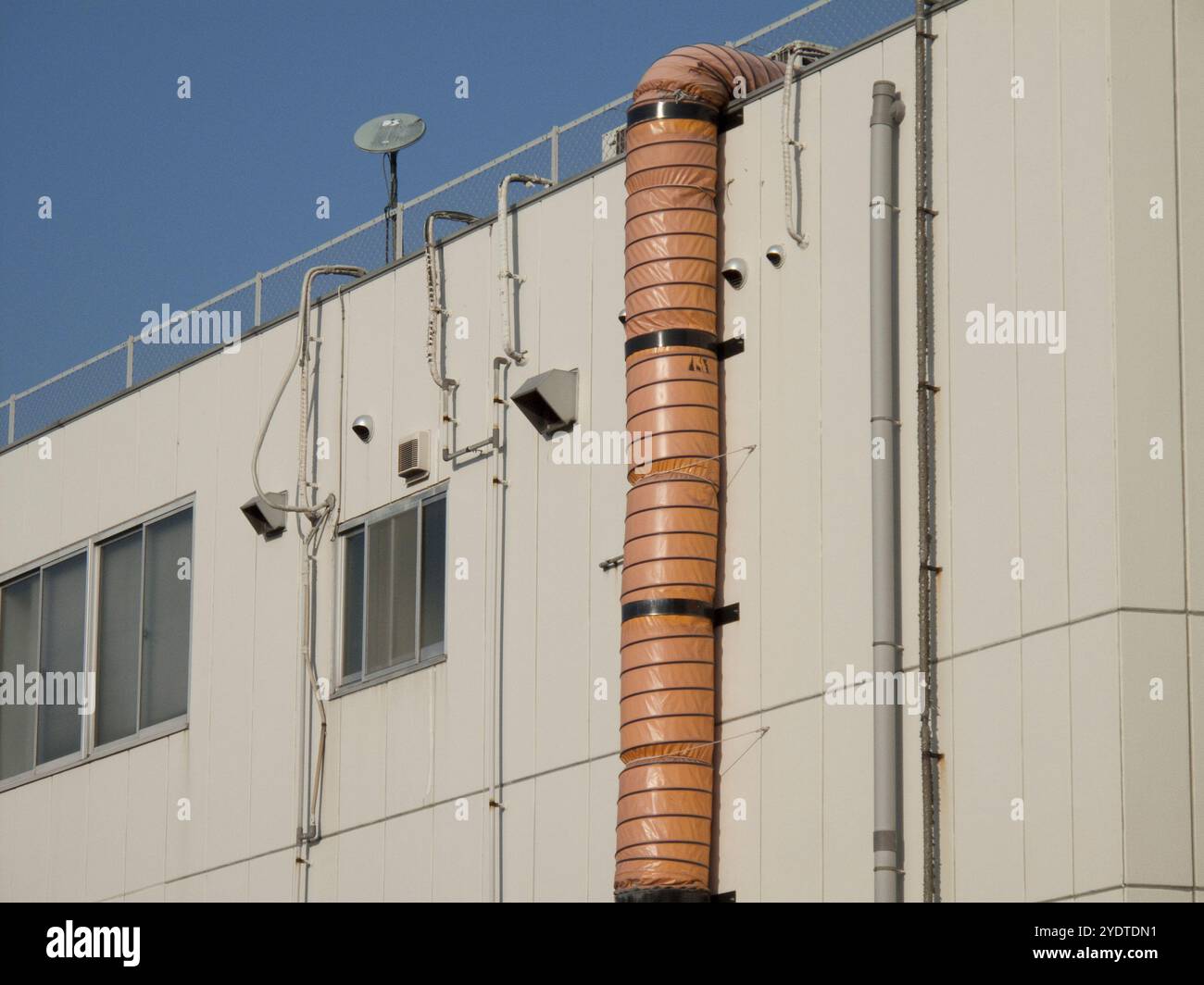 Ventilation ducts in factory Stock Photo - Alamy