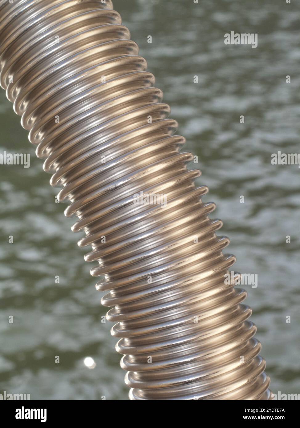 Flexible tube in aluminium Stock Photo - Alamy