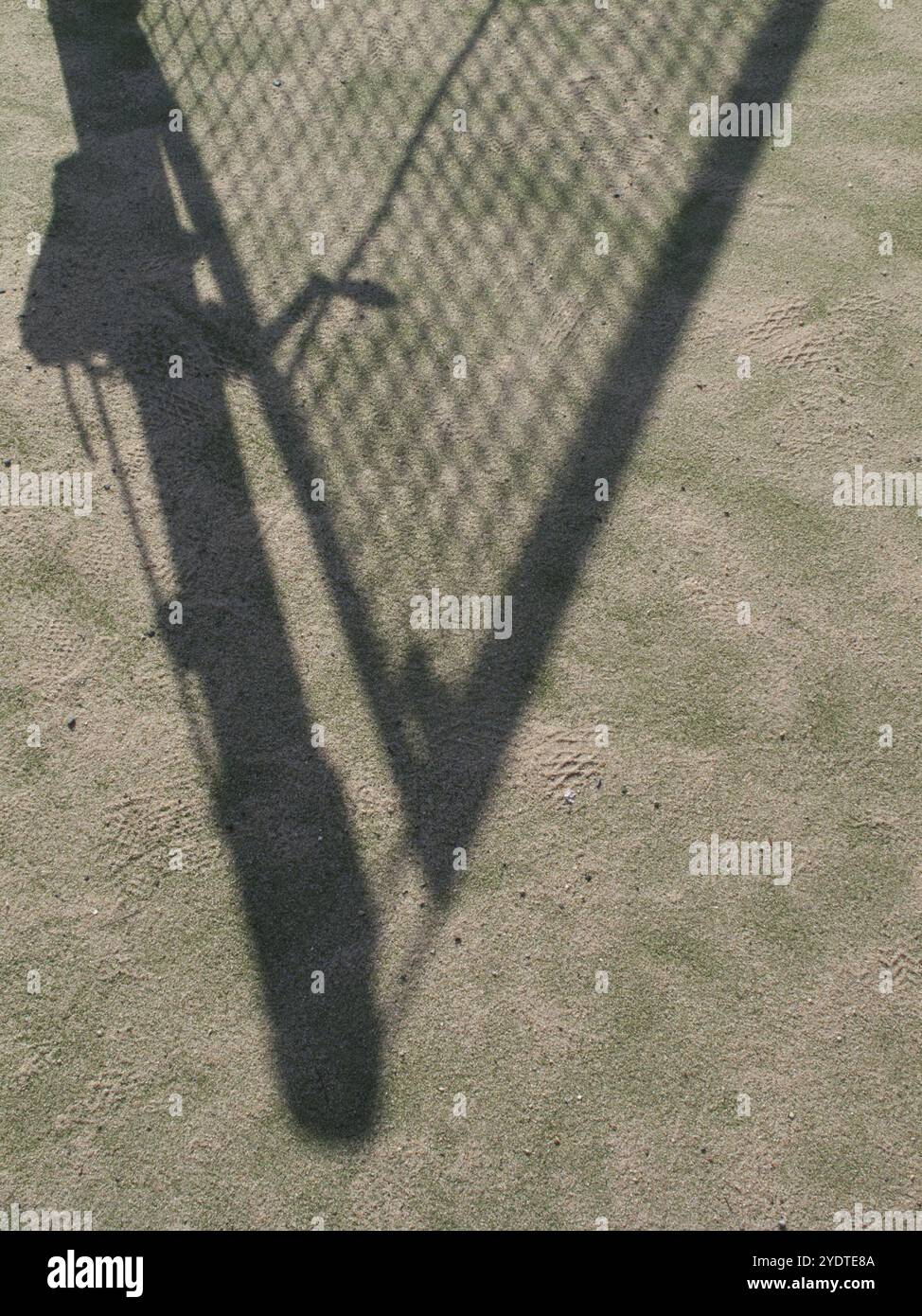 Shadows of tennis court nets Stock Photo - Alamy