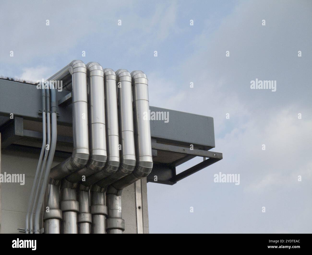 Factory ventilation ducts Stock Photo - Alamy