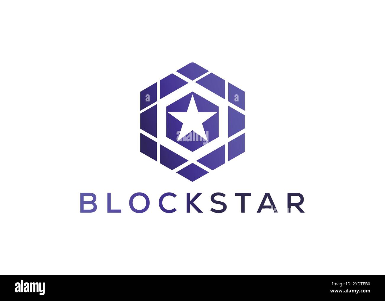 Creative and innovative block star logo design Stock Vector Image & Art ...