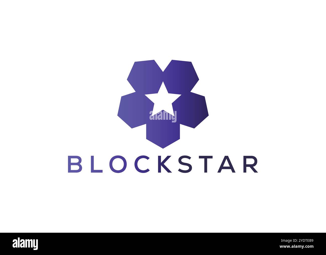 Creative and innovative block star logo design Stock Vector Image & Art ...