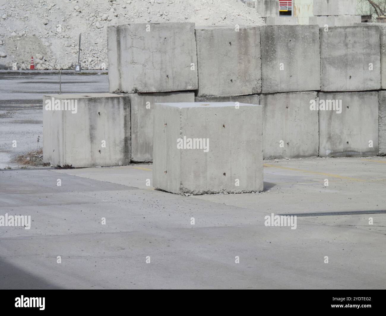 Large concrete blocks Stock Photo - Alamy