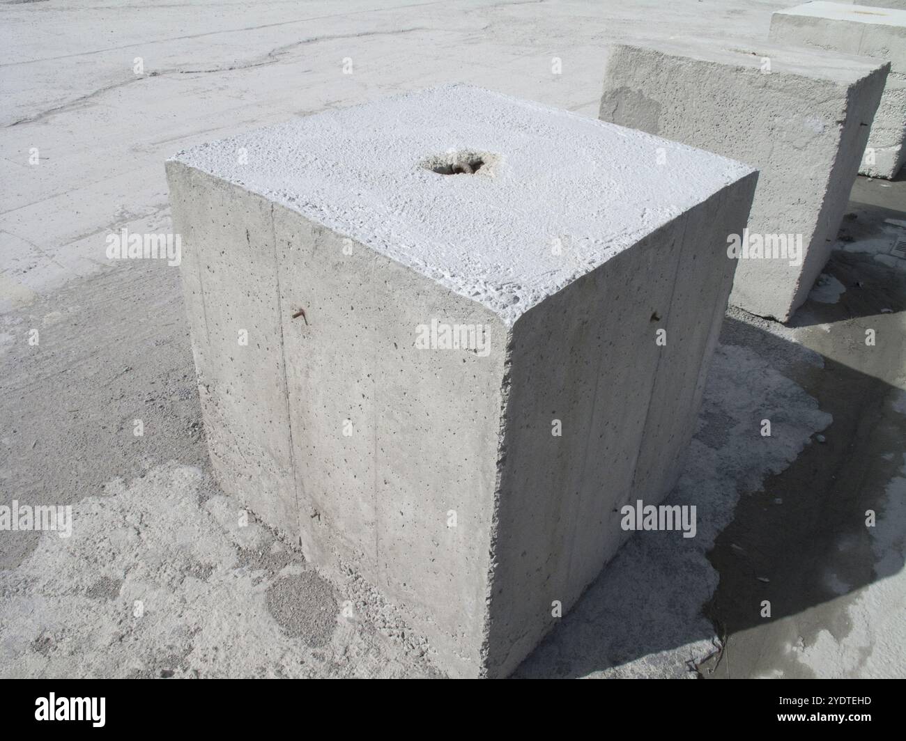 Large concrete blocks Stock Photo - Alamy