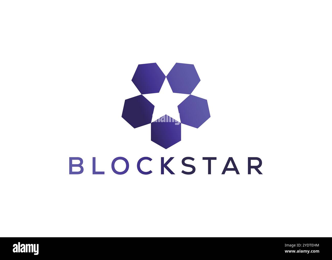 Creative and innovative block star logo design Stock Vector Image & Art ...