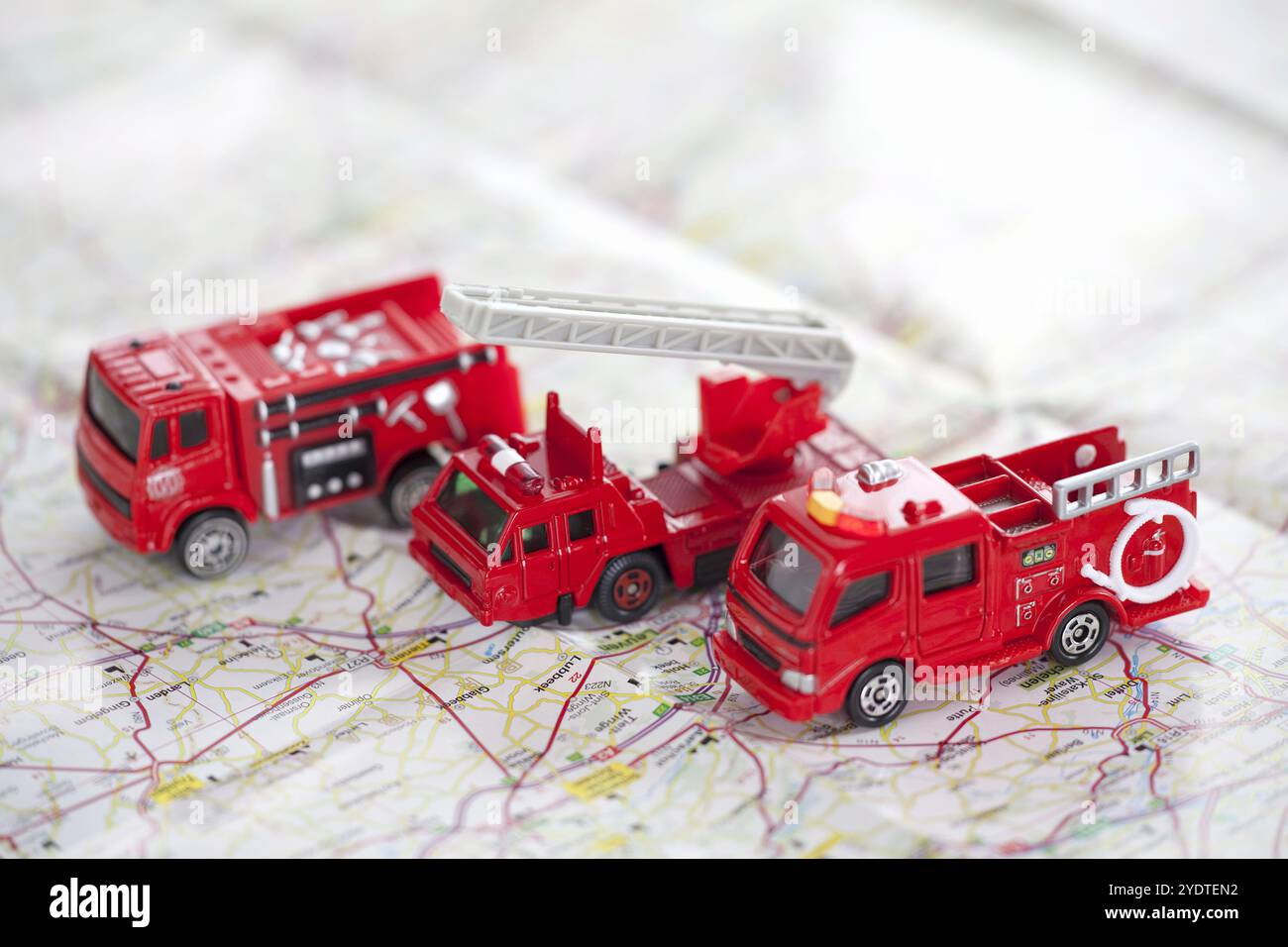 Minicars of fire engines Stock Photo - Alamy