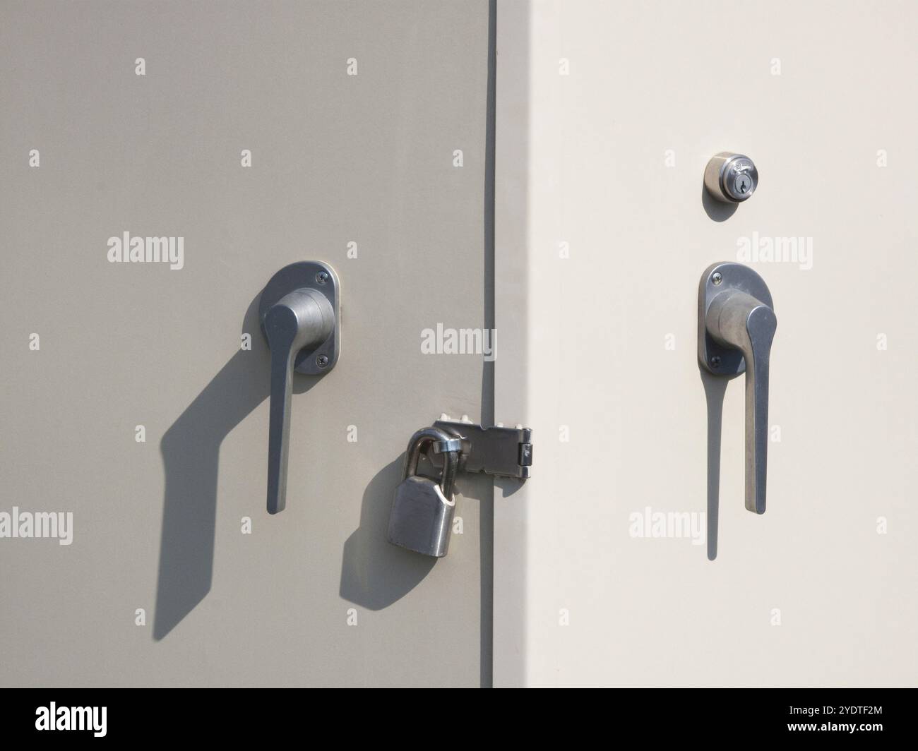 Iron doors and locks Stock Photo - Alamy