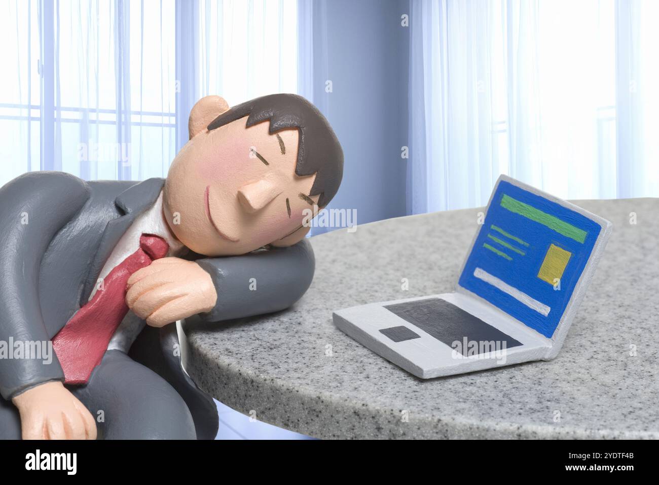 Employee on computer hi-res stock photography and images - Alamy