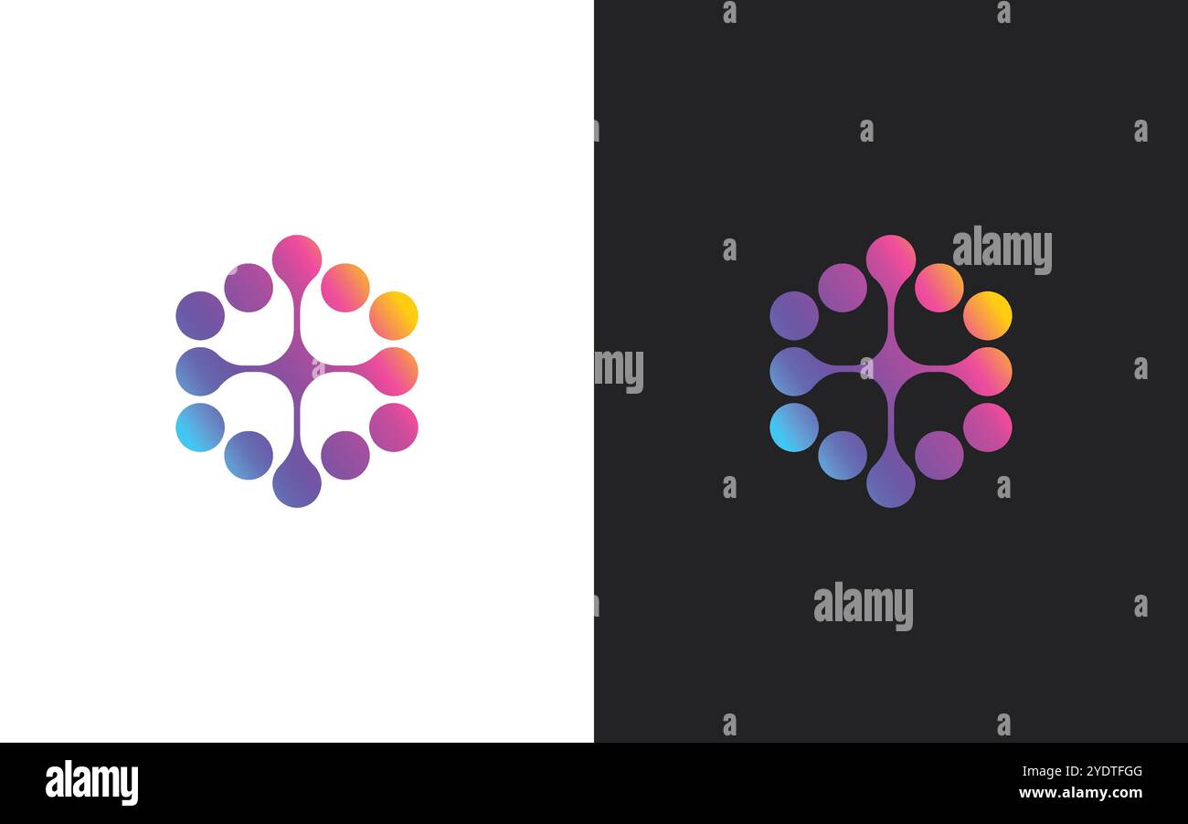 Geometric polygon logo design template Stock Vector Image & Art - Alamy