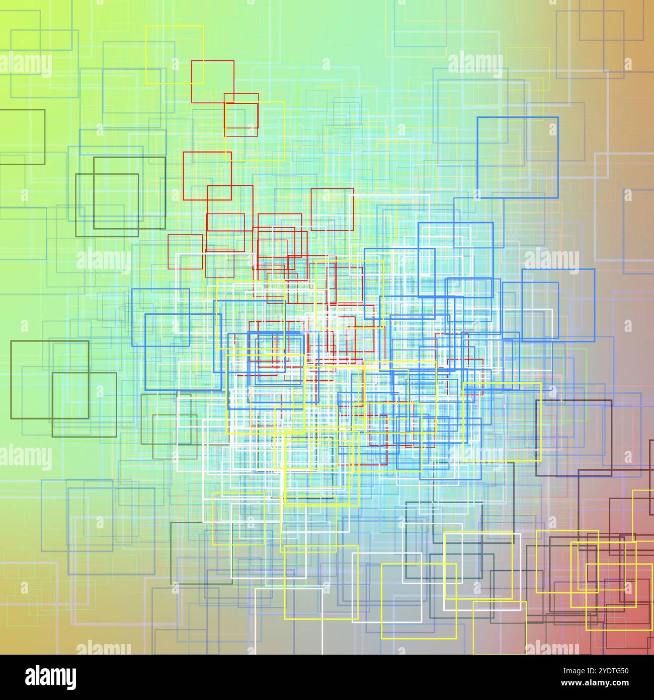 Colour composition of a square Stock Photo - Alamy