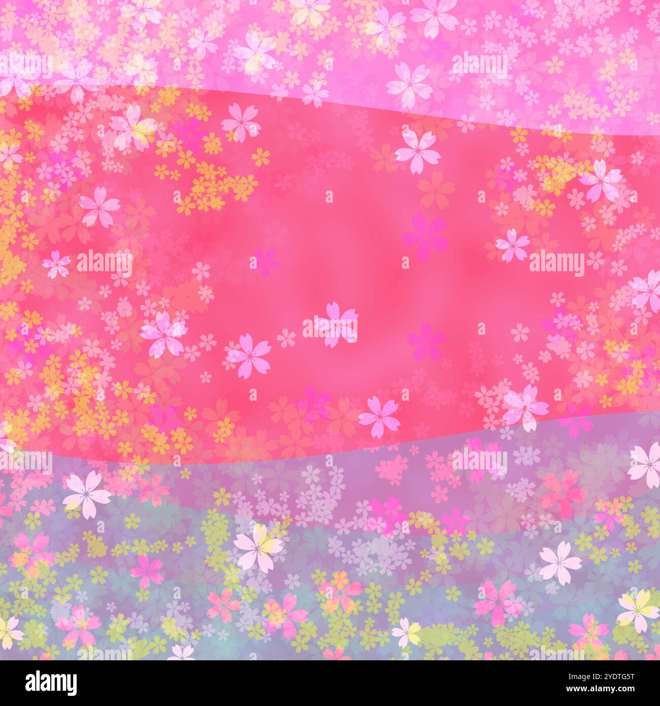 Cherry blossom pattern Stock Photo - Alamy