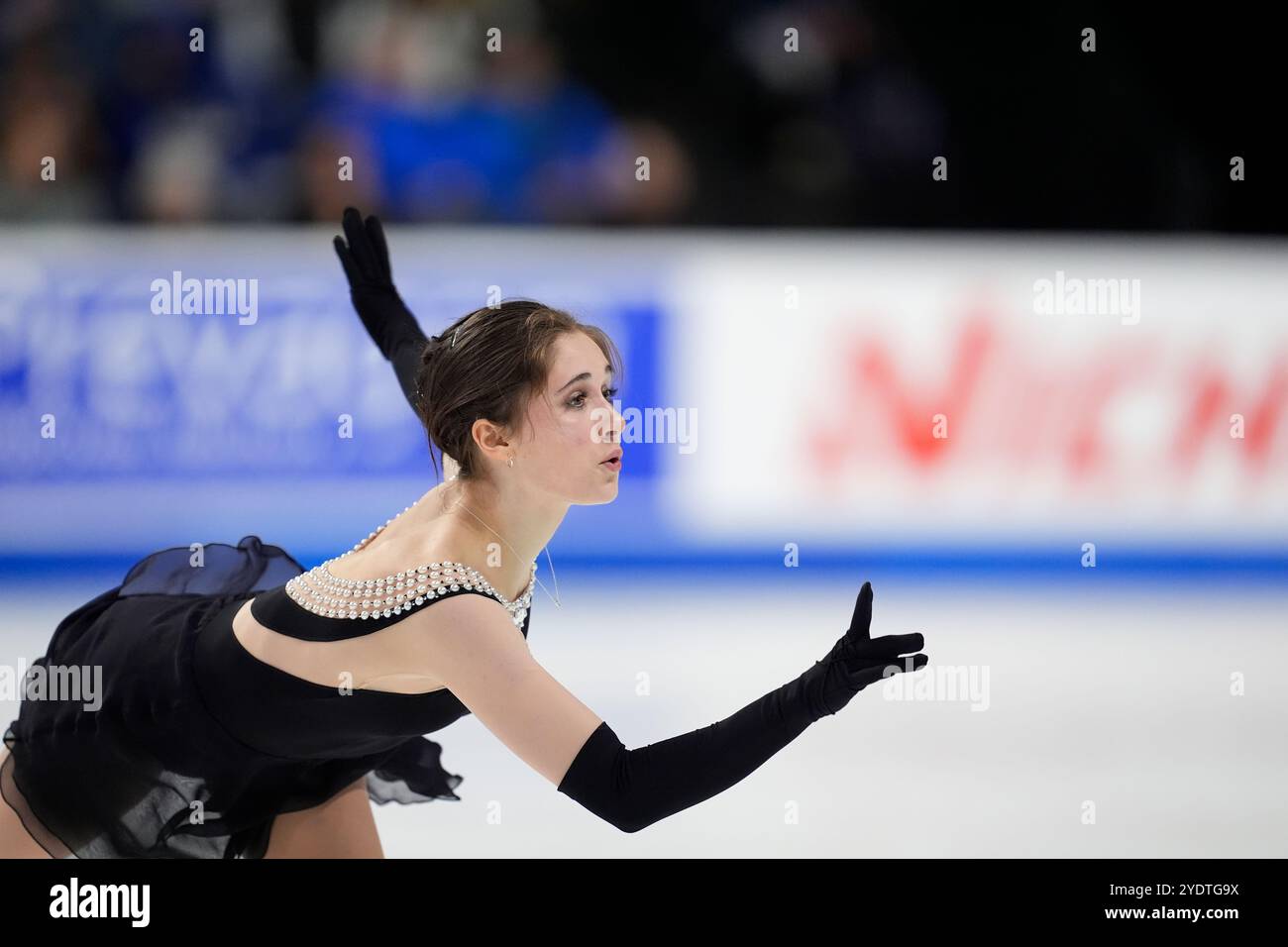 Isabeau Levito of the United States competes during the women's short ...