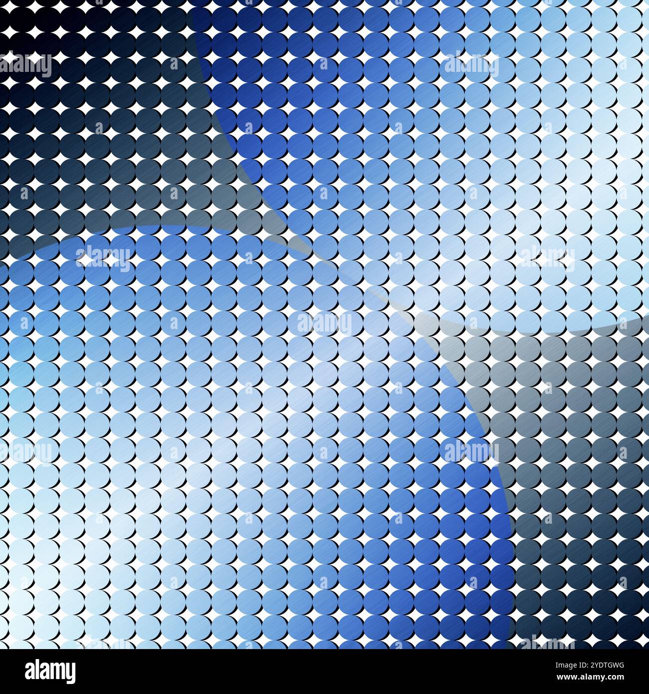 Continuous pattern of small circles in metal surface style Stock Photo ...