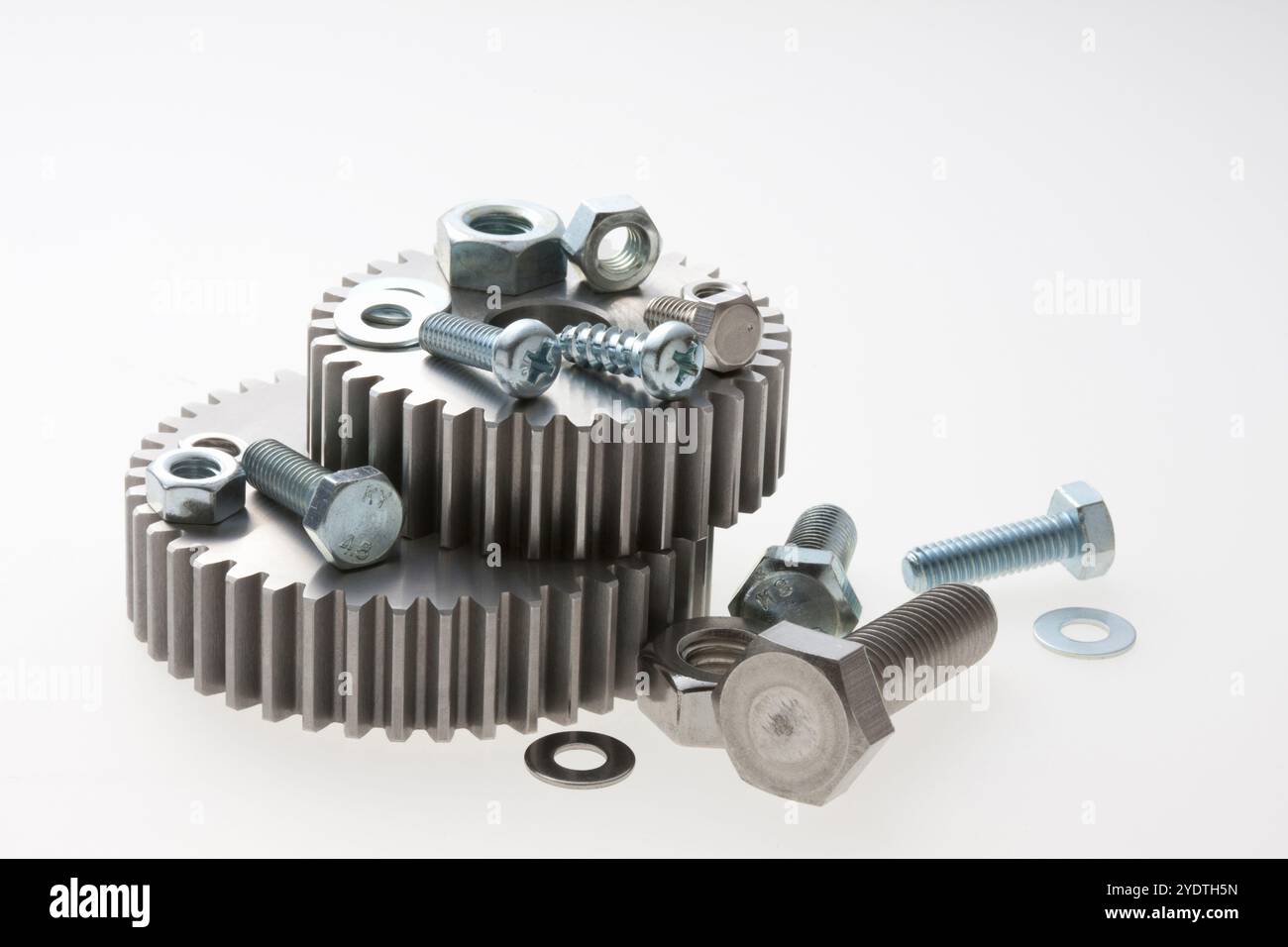 Gears and screws Stock Photo - Alamy