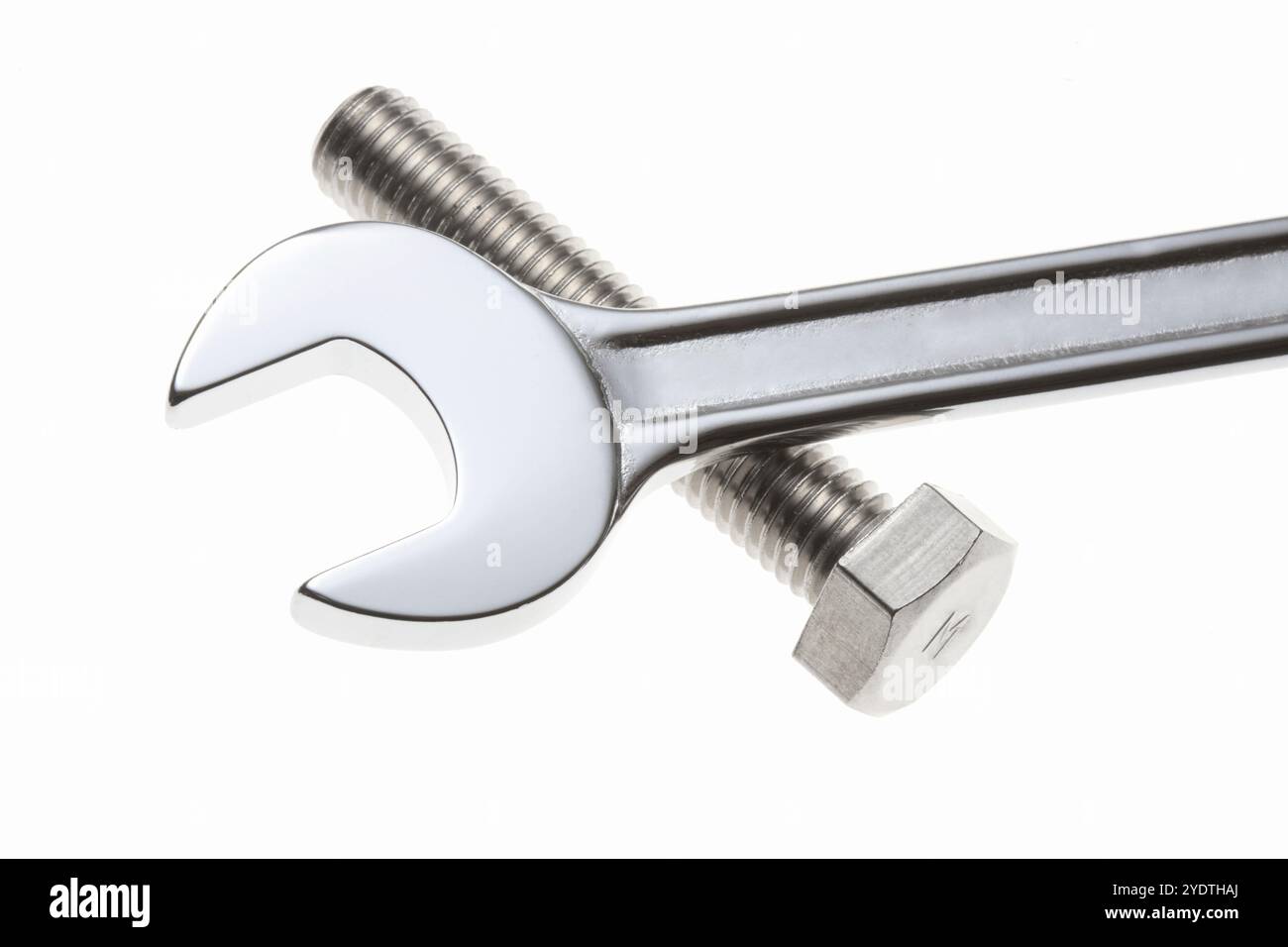 Spanner and bolt Stock Photo - Alamy