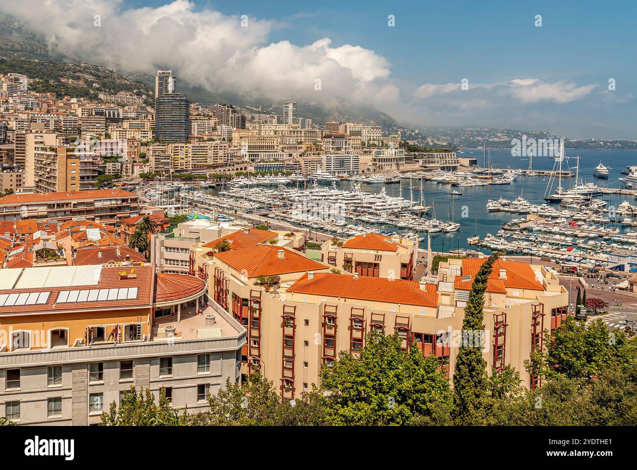 Monaco city view hi-res stock photography and images - Alamy