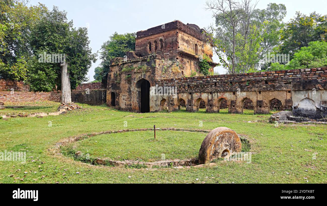 View of the ruins of Madiyado Fort, a 17th-century fortress built by ...