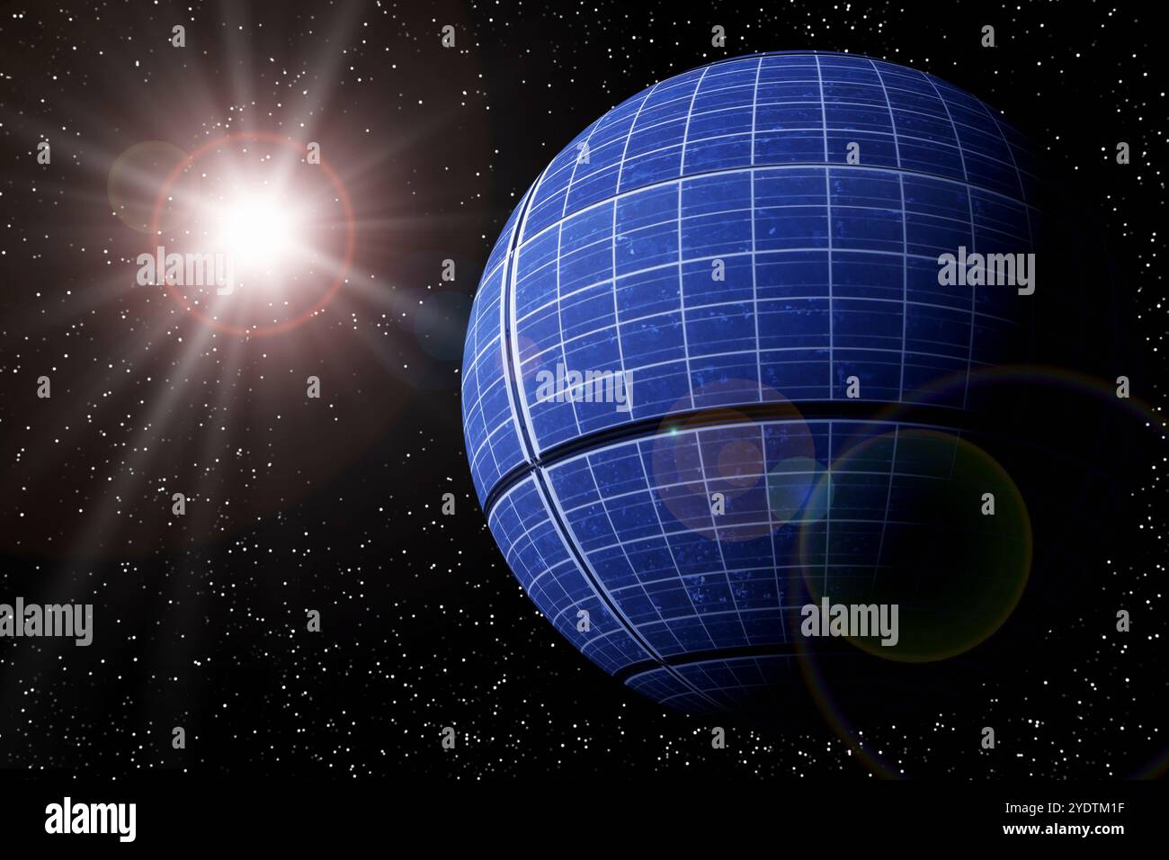 Space and solar panels Stock Photo - Alamy